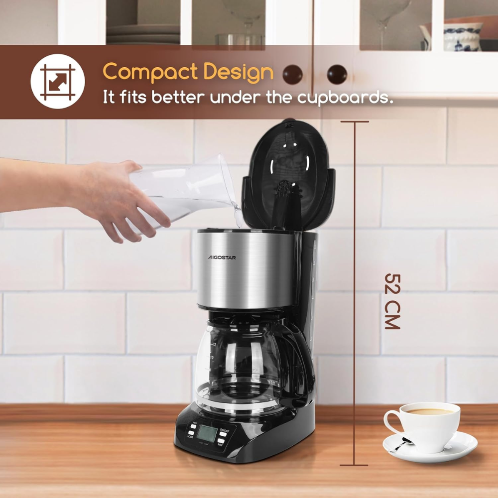 Aigostar Filter Coffee Machine – The Coffeeworks