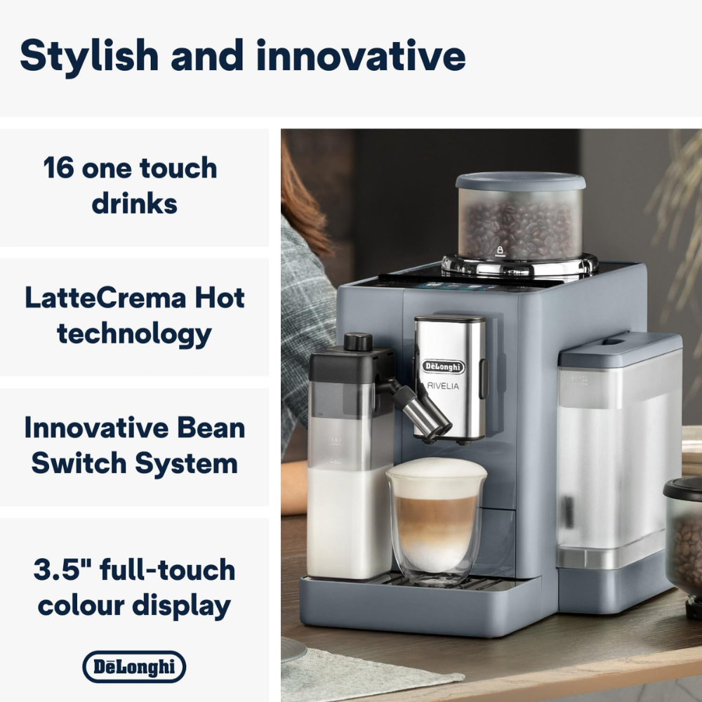 DeLonghi Rivelia Bean To Cup Coffee Machine – The Coffeeworks